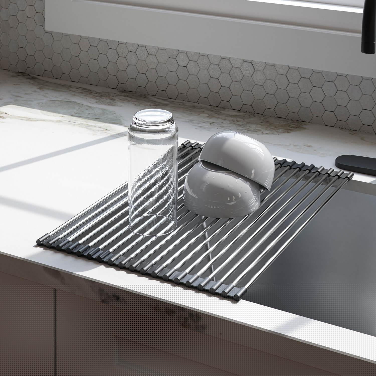 Kitchen Sink Drying Rack Stainless Steel ǀ Kitchen ǀ Today's Design House